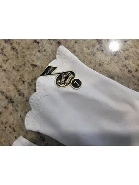 Crescendoe | Accessories | New Vintage Womens Size Ml 7 White Cotton ...
